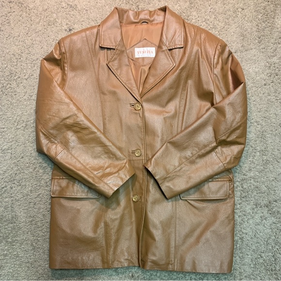 Venezia | Jackets & Coats | Venezia Vintage Leather Jacket | Poshmark